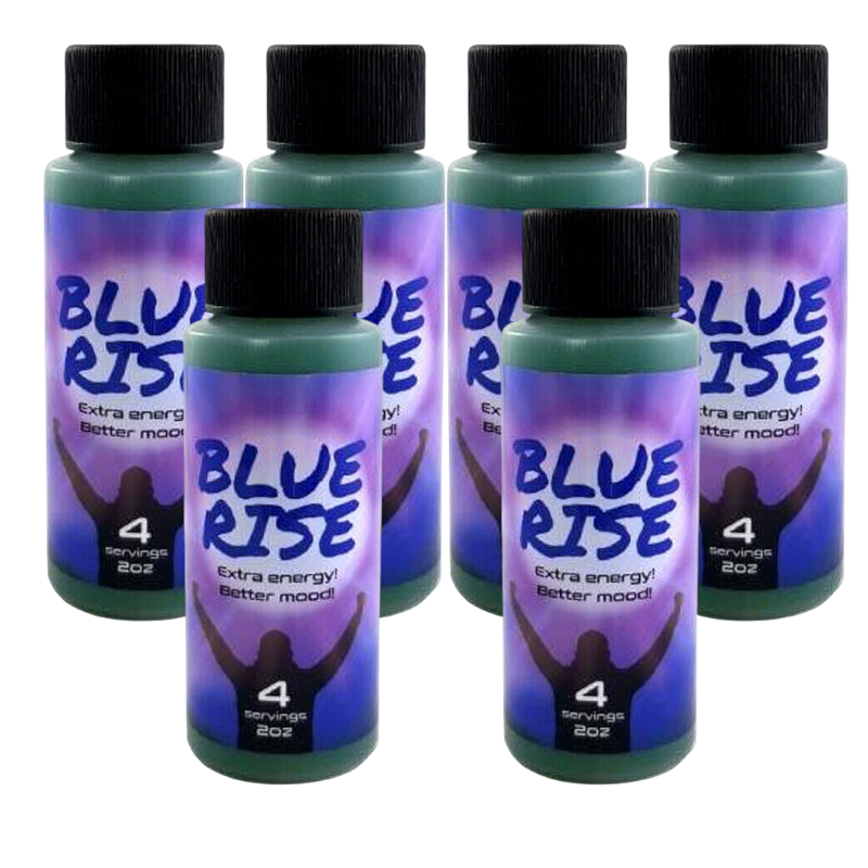Blue Rise Extra Energy Drink Shot 2 oz – Better Mood Liquid Supplement ...