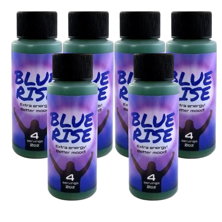 Blue Rise Extra Energy Drink Shot 2 oz – Better Mood Liquid Supplement ...