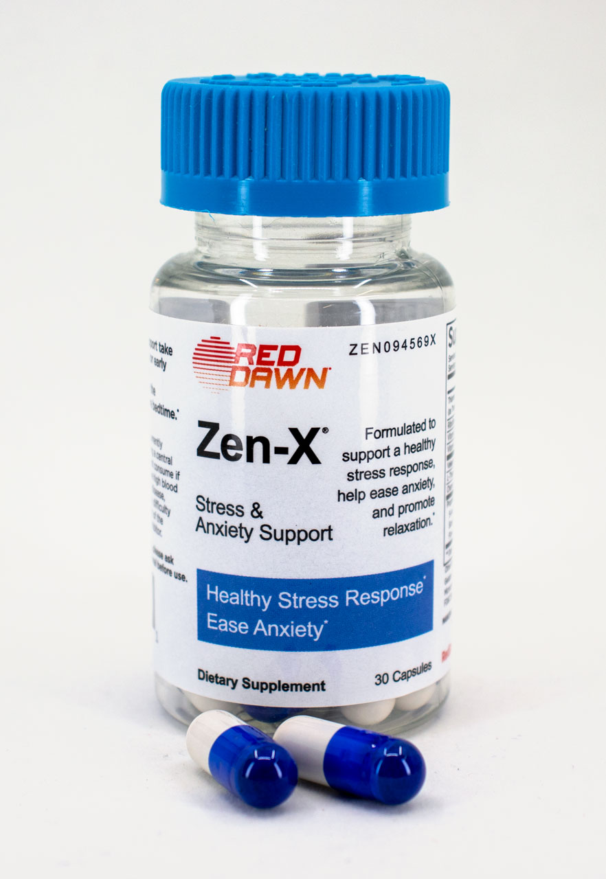 Red Dawn Zen-X Stress & Anxiety Support – 30 Capsules Dietary Supplement